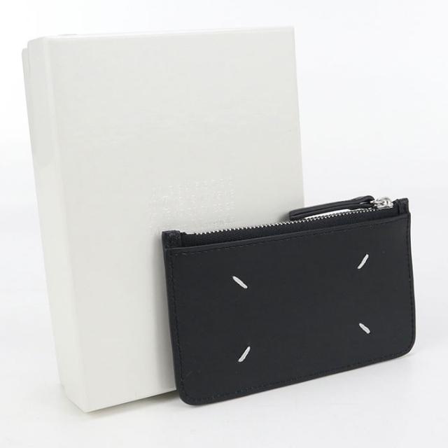 【中古・未使用】Maison Margiela  メゾンマルジェラ ケース SA1VX0008P4745T8013 カードホルダー ウォレット 4ステッチ ユニセックス ブラック
