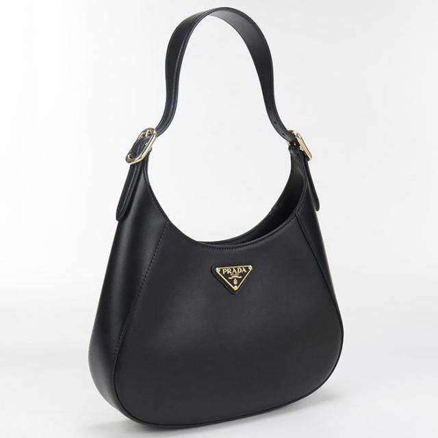 中古美品PRADA プラダ ショルダーバッグ 1BC179 ワンショルダー レディース ブラック