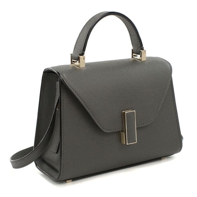 Valextra ヴァレクストラ ハンドバッグ V5E23 028 00FL レディース グレー