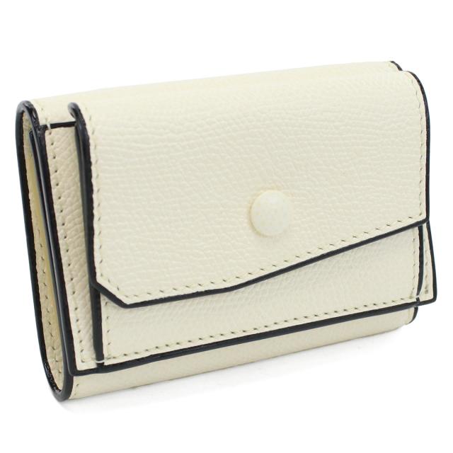 Valextra ヴァレクストラ 三折財布小銭入付き V8L26 028 000W レディース ホワイト