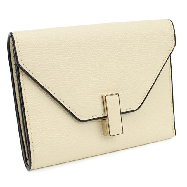 Valextra ヴァレクストラ 三折財布小銭入付き V9E05 28 000W レディース ホワイト