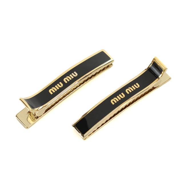 MIUMIU ミュウミュウ ヘアアクセサリー 5JF136 F0002 レディース ブラック