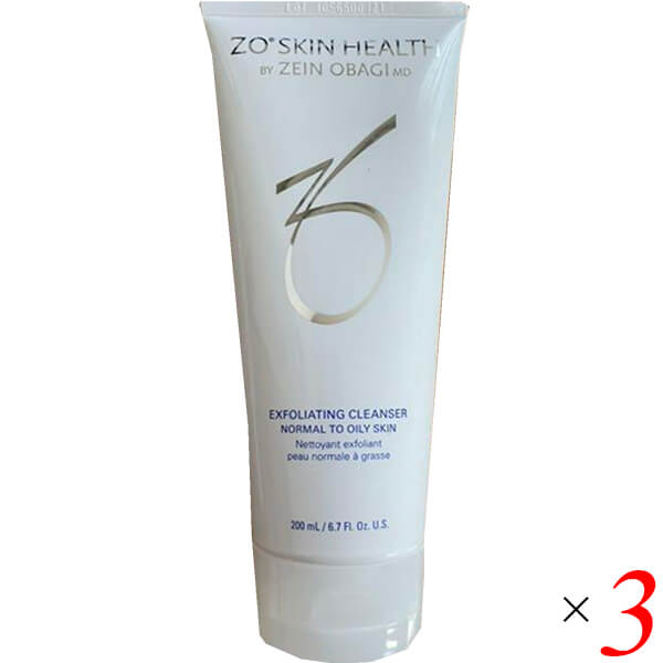 ゼオスキン エクスフォリエーティングクレンザー 200ml 3本セット 洗顔 スクラブ ボディ 送料無料