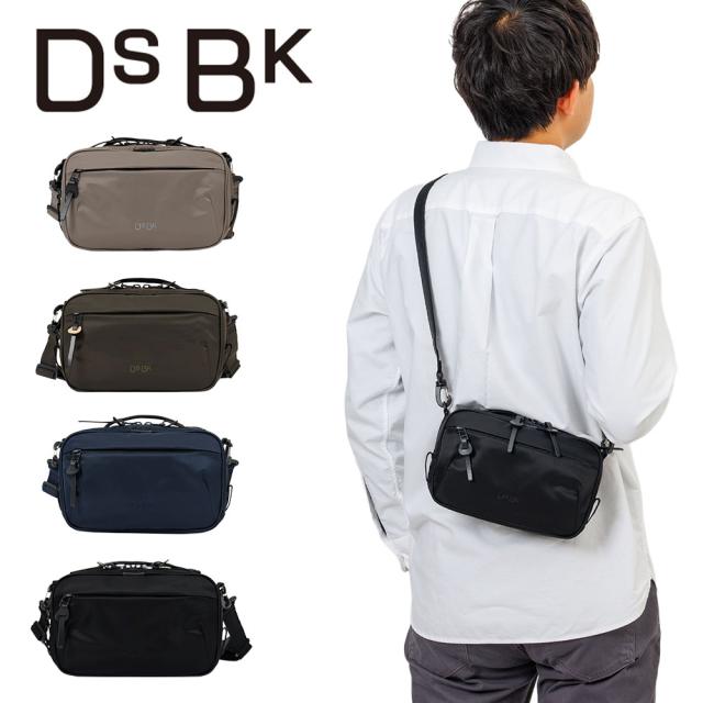 DSBK ミニショルダーバッグ スクエア 小さめ コンパクト メンズ 高密度ナイロンツイル ダントツ撥水加工 斜めがけ 斜め掛け ブランド かっこいい 撥水 人気 おしゃれ 大人 40代 50代 60代 JXF-3435