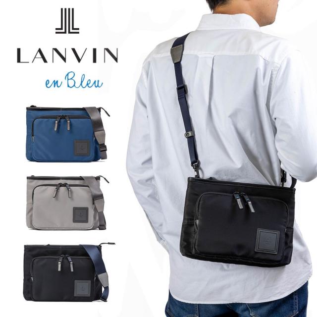 ランバン オン ブルー ショルダーバッグ サコッシュ LANVIN en Bleu ショート メンズ レディース ブランド コンパクト 大人 おしゃれ 人気 スマート ショルダーバック 斜めかけバッグ 斜め掛けバッグ 541101