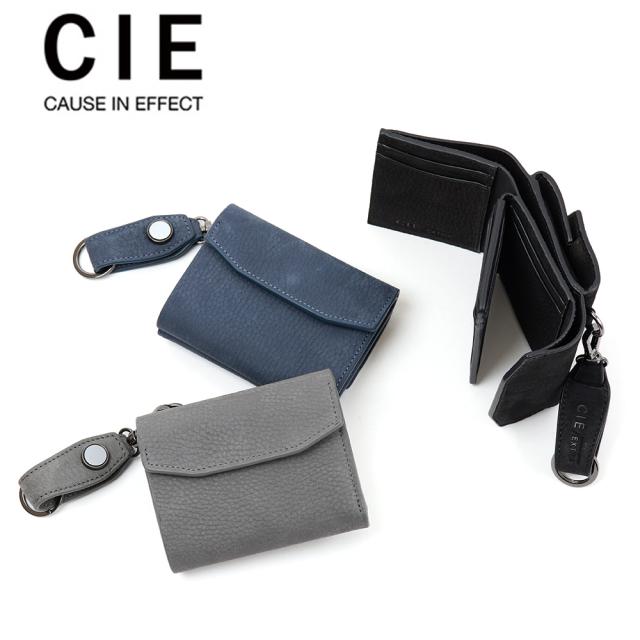CIE 財布 二つ折り財布 シー FOLK COMPACT MIDDLE WALLET メンズ レディース 本革 革 レザー ミニ財布 ウォレット メンズ長財布 大容量 正規品 032255
