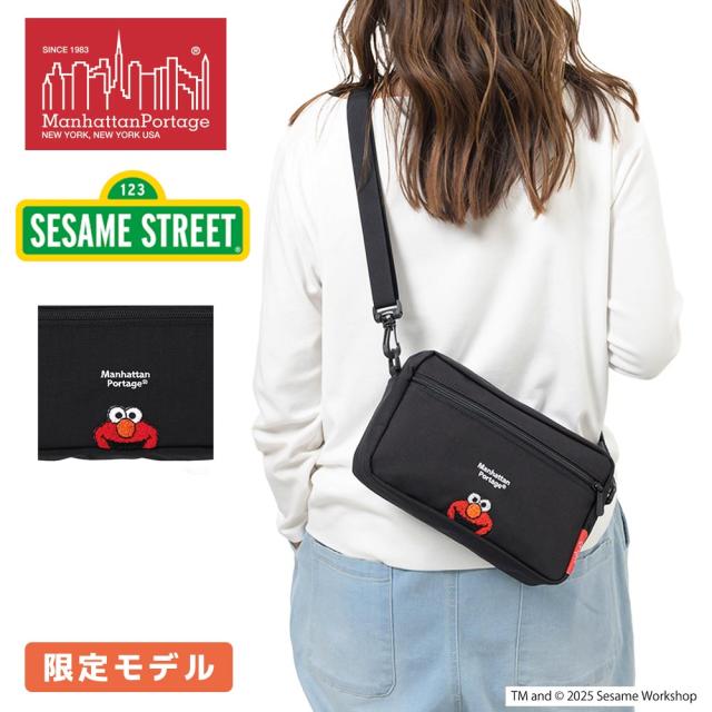 マンハッタンポーテージ セサミストリート ショルダーバッグ ショルダー バッグ Manhattan Portage エルモ メンズ レディース MP1404L2SST