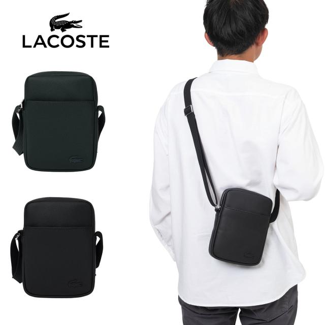 ラコステ ショルダーバッグ LACOSTE ショルダー バッグ 縦型 カメラバッグ メンズ レディース ユニセックス シンプル コンパクト 小さめ 大人 おしゃれ ワニ nh4422hc