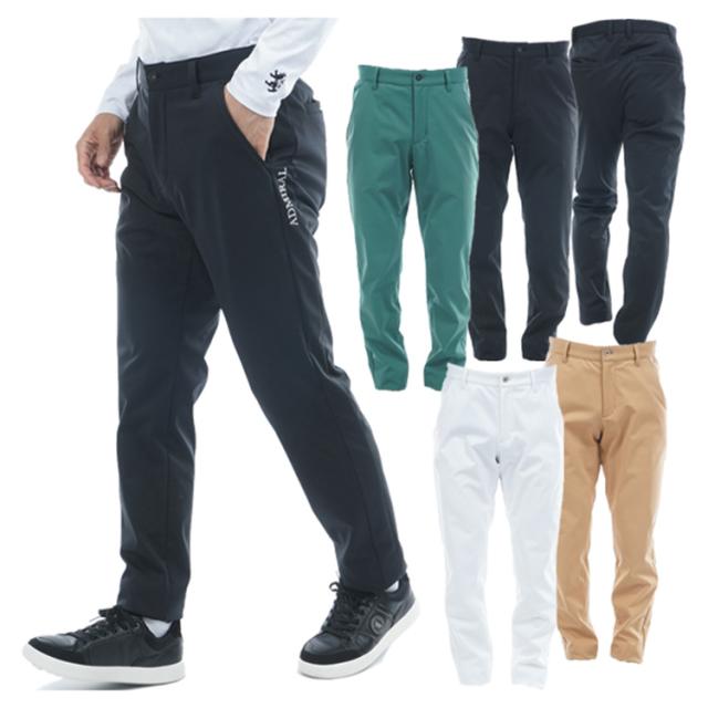 アドミラルゴルフ パンツ メンズ テーパードパンツ ロングパンツ ゴルフウェア フリース 撥水 防風 ストレッチ ブランド 無地 春 秋 冬 ADMA582 Admiral golf