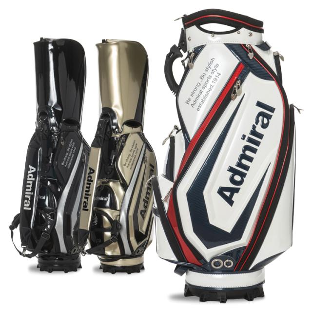 アドミラルゴルフ キャディバッグ メンズ 9.0型 5分割 約5.3kg カートバッグ ゴルフバッグ レア ブランド ADMG5BC1 ADMIRAL GOLF アドミラルキャディバッグ