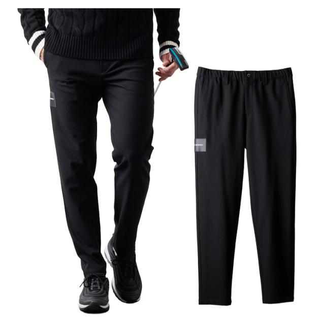 バンデル ゴルフ パンツ メンズ テーパードパンツ フルレングス 10分丈 長ズボン 保温 ゴルフウェア ブランド 無地 ロゴ BGS-5AFTPT BANDEL GOLF