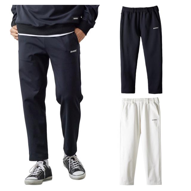 バンデル ゴルフ パンツ メンズ テーパードパンツ スウェット 10分丈 長ズボン 保温 軽量 ゴルフウェア ブランド 無地 ロゴ BNS-5ATSPT BANDEL GOLF