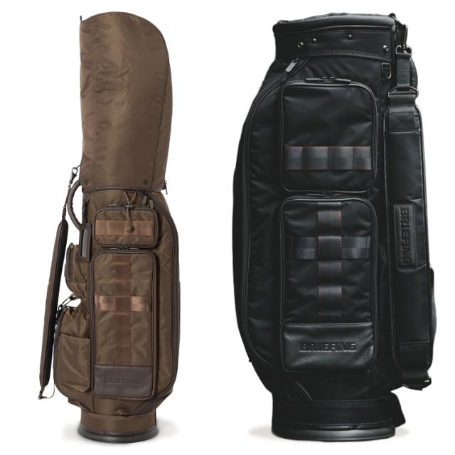 ブリーフィング ゴルフ キャディバッグ 限定 メンズ 8.5型 4分割 約4.2kg CR-6 #03 LC HOL ナイロンツイル 牛革 カートバッグ ゴルフバッグ レア ブランド ロゴ BRIEFING GOLF BRG253D41