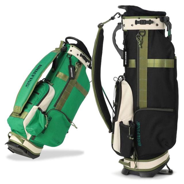 ブリーフィング ゴルフ キャディバッグ スタンドバッグ メンズ 8.5型 4分割 約3.8kg CR-8 #02 ゴルフバッグ ボルテックス レア ブランド BRG241D26 BRIEFING GOLF