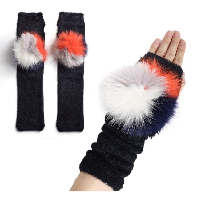 ディセンバーメイ ゴルフ アームウォーマー レディース アームカバー ファー あったか ストレッチ 取り外し 春 夏 秋 ゴルフウェア ブランド 3-312-5504 DECEMBERMAY