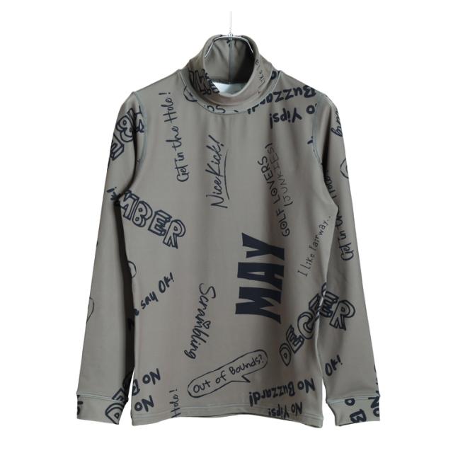 ディセンバーメイ ゴルフ モックシャツ レディース 長袖 ハイネック 裏起毛 保温 ストレッチ ゴルフウェア 春 秋 冬 ゴルフウェア ブランド 2-312-0509 DECEMBERMAY