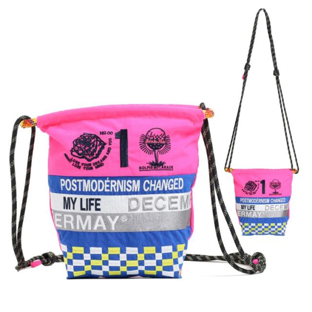 ディセンバーメイ ゴルフ ショルダーポーチ メンズ レディース ポシェット サコッシュ ゴルフバッグ 斜めがけ 軽量 縦型 ブランド 3-999-8520 DECEMBERMAY