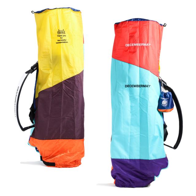 ディセンバーメイ ゴルフ トラベルカバー メンズ レディース キャディバッグカバー 収納袋付属 カラビナ付 ゴルフバッグ 無地 ブランド レア ロゴ DECEMBERMAY 3-999-8050
