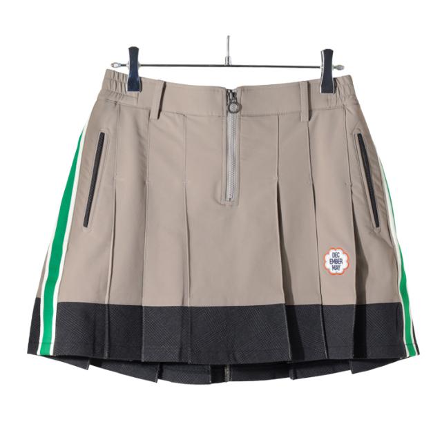 ディセンバーメイ ゴルフ ミニスカート レディース インナーパンツ スカート ストレッチ 裏起毛 撥水 防風 吸湿発熱 軽量 暖かい 秋冬 グレンチェック柄 ゴルフウェア ブランド DECEMBERMAY 2-512-2555