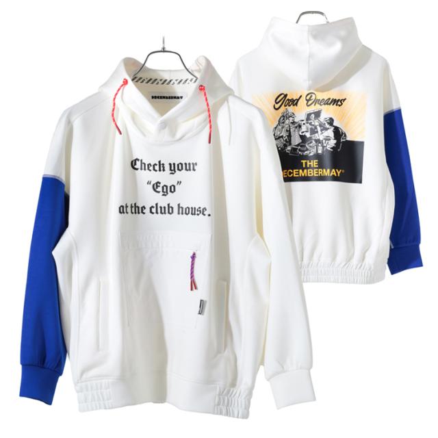 ディセンバーメイ ゴルフ パーカー メンズ レディース フーディー フード プルオーバー ダンボールニット ストレッチ プルオーバーパーカー 秋冬 春 ゴルフウェア ブランド DECEMBERMAY 4-512-1206