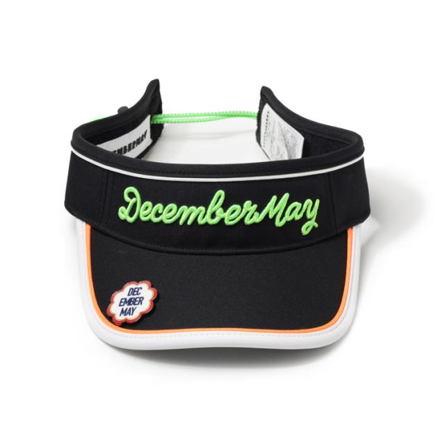 ディセンバーメイ ゴルフ サンバイザー メンズ レディース マーカー付き 帽子 無地 ロゴ フリーサイズ サイズ調整 ゴルフキャップ ゴルフウェア ブランド DECEMBERMAY 3-999-5135