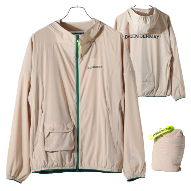 ディセンバーメイ ゴルフ ブルゾン メンズ 長袖 ライトブルゾン トップス フルジップ ライトアウター 軽量 パッカブル 弱撥水 防風 ポケッタブル アウター ブランド DECEMBERMAY 1-512-1509