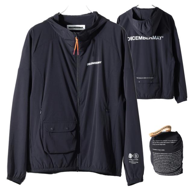ディセンバーメイ ゴルフ ブルゾン メンズ 長袖 ライトブルゾン トップス フルジップ ライトアウター 軽量 パッカブル 弱撥水 防風 ポケッタブル アウター ブランド DECEMBERMAY 1-512-1509