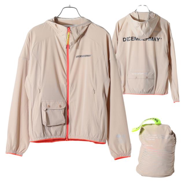 ディセンバーメイ ゴルフ ブルゾン レディース 長袖 ライトブルゾン トップス フルジップ ライトアウター 軽量 パッカブル 弱撥水 防風 ポケッタブル アウター ブランド DECEMBERMAY 2-512-1509