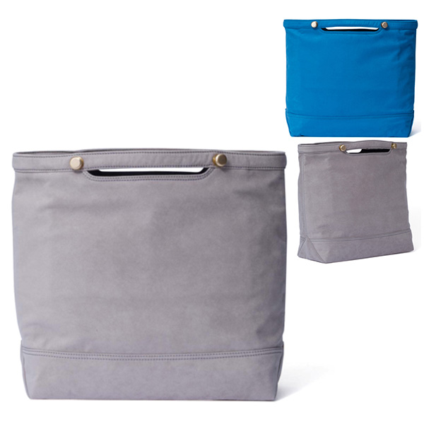 マニウノ トートバッグ Lサイズ メンズ レディース トート バッグ 鞄 大きめ A4 肩掛け 手提げ オリジナル 組み合わせ 自由 無地 グレー ブルー MUMH9DT1 MANIUNO