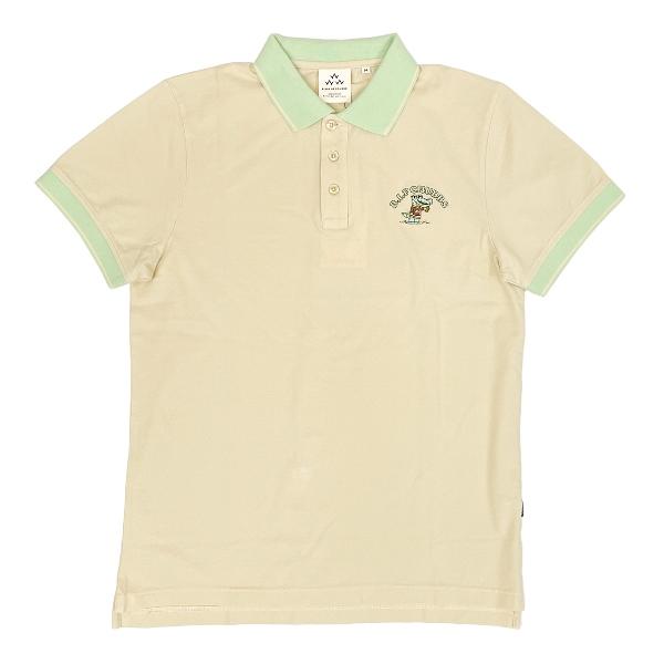 バーズオブコンドル ゴルフ シャツ ポロシャツ 半袖 メンズ ゴルフウェア 刺繍 ワンポイント レア 白 ホワイト 緑 BIRDS OF CONDOR TEMC2TA 春 夏 秋