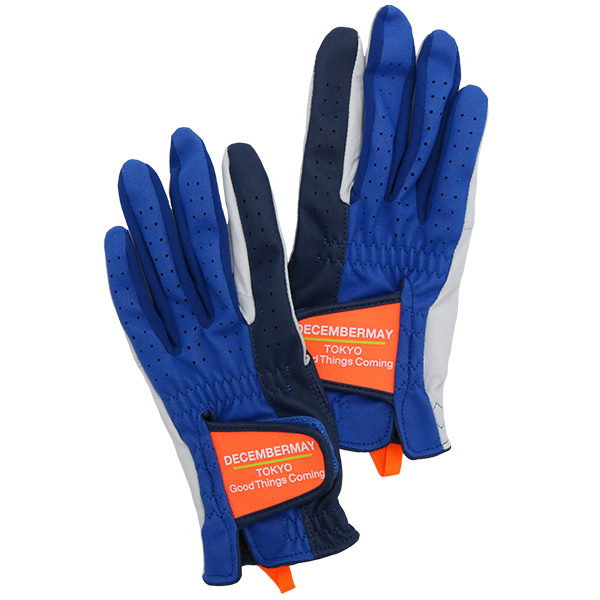 ディセンバーメイ ゴルフ レザー グローブ レディース 両手用 本革 88project コラボ バイカラー ゴルフグローブ ブランド レア 3-999-6001 DECEMBERMAY TOKYO