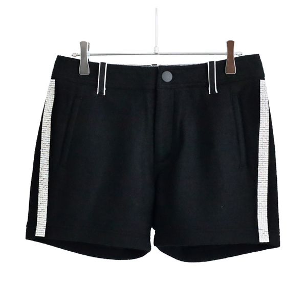 ディセンバーメイ ゴルフ パンツ レディース ショートパンツ 微起毛 防寒 ボア ジャージ ブランド 秋 冬 黒 2-112-2020 DECEMBERMAY