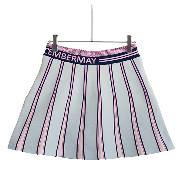 ディセンバーメイ ゴルフ スカート レディース ニット プリーツ ミニ インナーパンツ 軽量 無地 ゴルフウェア 春 夏 秋 2-212-2544 ブランド