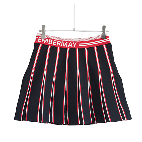 ディセンバーメイ ゴルフ スカート レディース ニット プリーツ ミニ インナーパンツ 軽量 無地 ゴルフウェア 春 夏 秋 2-212-2544 ブランド