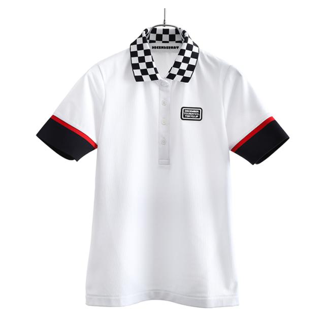 ディセンバーメイ ゴルフ ポロシャツ レディース 半袖 シャツ ポロ ゴルフウェア ストレッチ UVカット 吸汗速乾 春 夏 秋 ゴルフウェア ブランド 2-305-0123