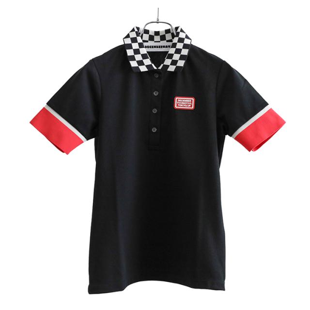 ディセンバーメイ ゴルフ ポロシャツ レディース 半袖 シャツ ポロ ゴルフウェア ストレッチ UVカット 吸汗速乾 春 夏 秋 ゴルフウェア ブランド 2-305-0123