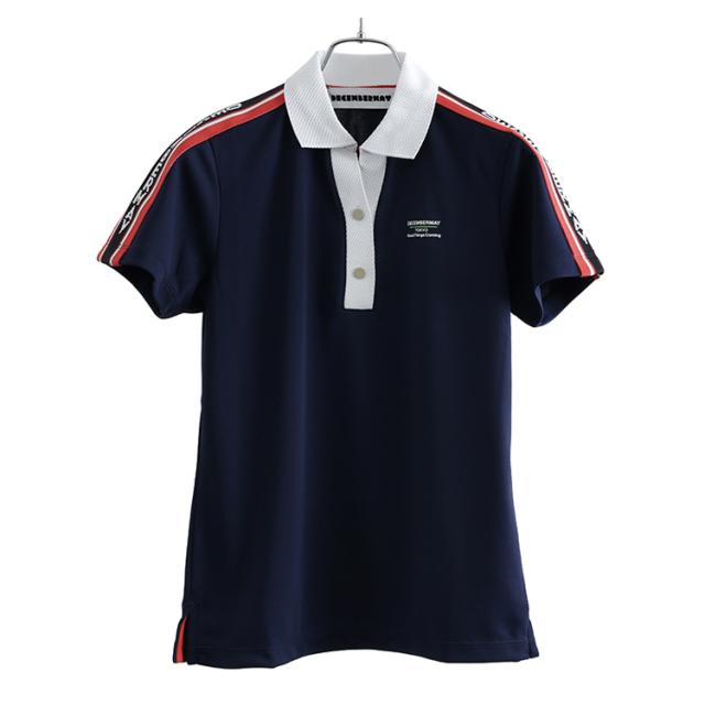 ディセンバーメイ ゴルフ ポロシャツ レディース 半袖 シャツ ポロ ゴルフウェア 春 夏 秋 ゴルフウェア ブランド 2-305-0109 DECEMBERMAY