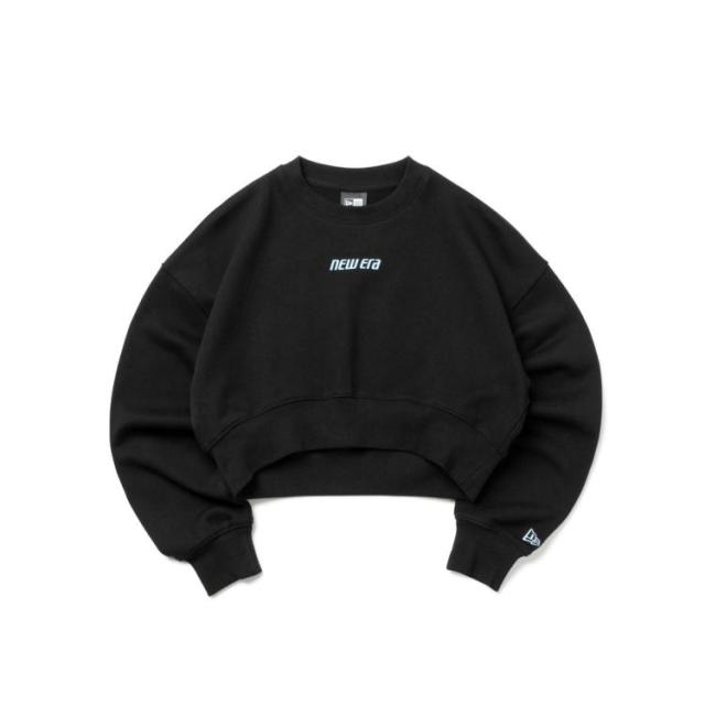ニューエラ スウェット レディース 長袖 裏毛 クロップド丈 クルーネック ブランド 春 秋 冬 無地 13755276 NEW ERA