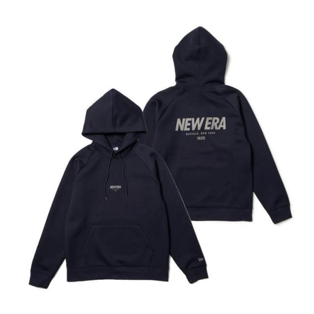 ニューエラ テックスウェット メンズ レディース 長袖 プルオーバーフーディー 保温 軽量 ブランド 無地 14674789 NEW ERA パフォーマンスアパレル