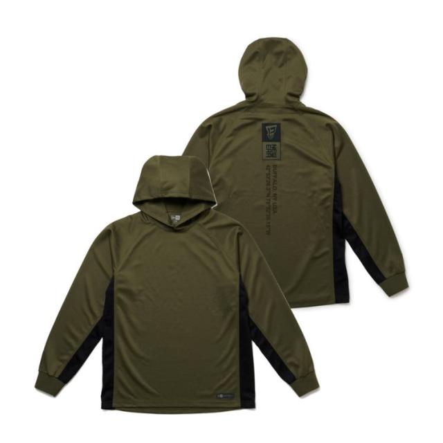 ニューエラ フーディー メンズ レディース 長袖 プルオーバー ブルゾン スニード 吸汗速乾 無地 14474253 NEW ERA ブランド アウトドア