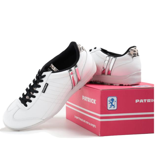 パトリック ゴルフ シューズ メンズ 靴 スパイクレス パミール カップ レオパード 日本製 紐 紐靴 ゴルフシューズ ローカット スニーカー ブランド 無地 PAMIR PATRICK G2320