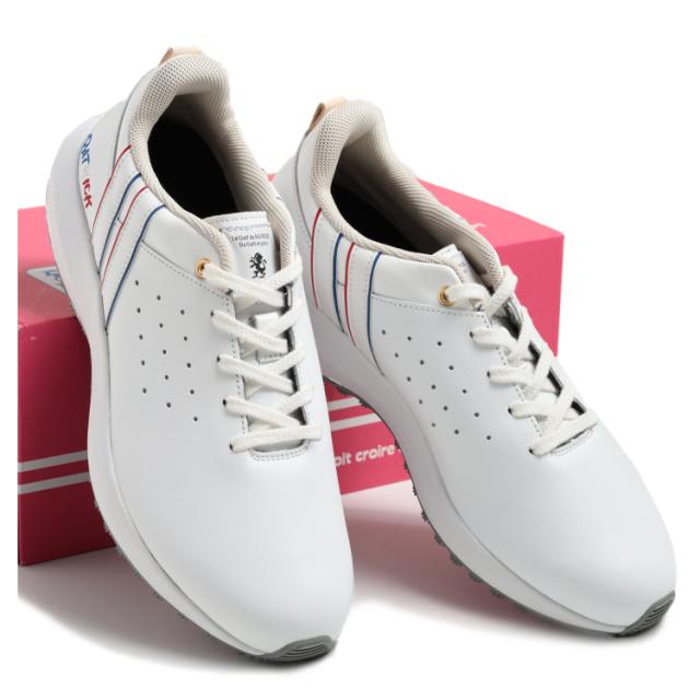 パトリック ゴルフ シューズ メンズ 靴 スパイクレス シャトー カップ エンブロイダリー レザー 日本製 紐 紐靴 ゴルフシューズ ローカット スニーカー ブランド 無地 CHATEAU PATRICK G4020