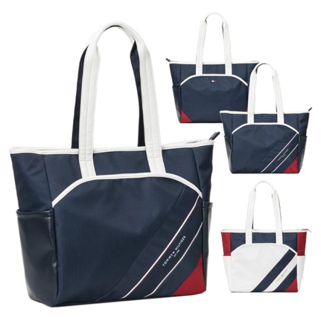 トミーヒルフィガー ゴルフ トートバッグ メンズ レディース バッグ マグネット付きポケット ゴルフバッグ ブランド ロゴ ライン THMG5FT6   GOLF