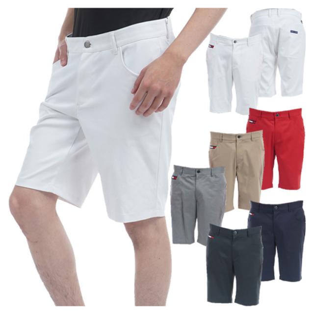 トミーヒルフィガー ゴルフ パンツ メンズ ショートパンツ 短パン ストレッチ ゴルフウェア ブランド 無地 春 夏 秋 THMA517