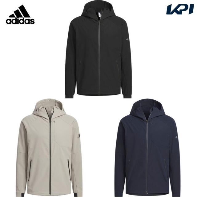 アディダス adidas マルチSPウェア メンズ   プレミアム アクティブ レギュラーフィット ストレッチ ウーブン フルジップパーカー KQD65 2025SS
