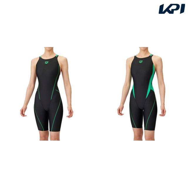 アリーナ ARENA 水泳水着 ジュニア   レーシングワンピーススパッツ（オープンバック・ハーフレッグ） AS5SRC53G