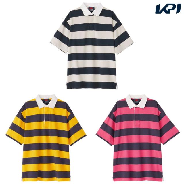 カンタベリー CANTERBURY ラグビーウェア ユニセックス   S/S 2.5INCH STRIPE RUGBY JERSEY RA34136 2024SS