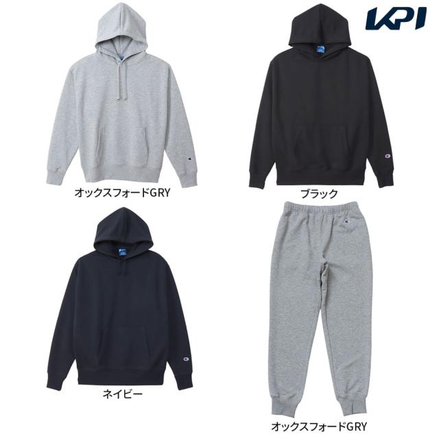 チャンピオン Champion マルチSPウェア ユニセックス   【上下セット】HOODED SWEATSHIRT C3XS161＋パンツC3XS253 C3XS161-C3XS253-070 2023SS