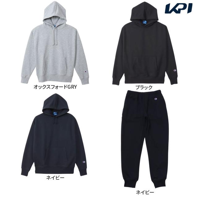 チャンピオン Champion マルチSPウェア ユニセックス   【上下セット】HOODED SWEATSHIRT C3XS161＋パンツC3XS253 C3XS161-C3XS253-370 2023SS