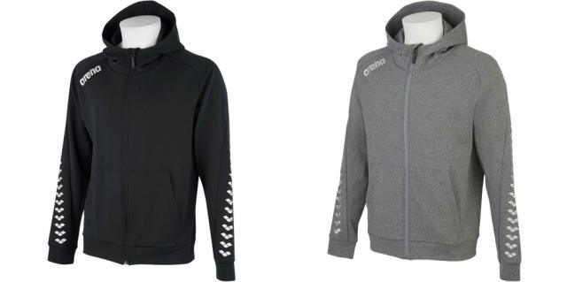 アリーナ ARENA 水泳ウェア  【チームウェア】フルジップスウェットパーカー ARN1331 2020SS